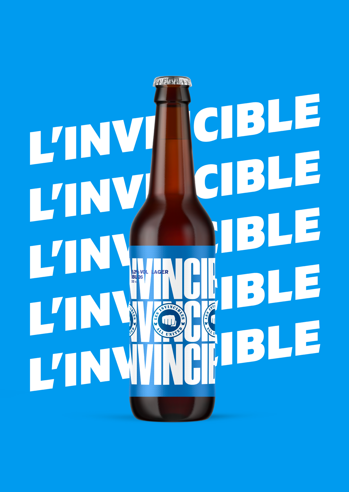 L'INVINCIBLE - LAGER - 33cl | briquehouse.shop
